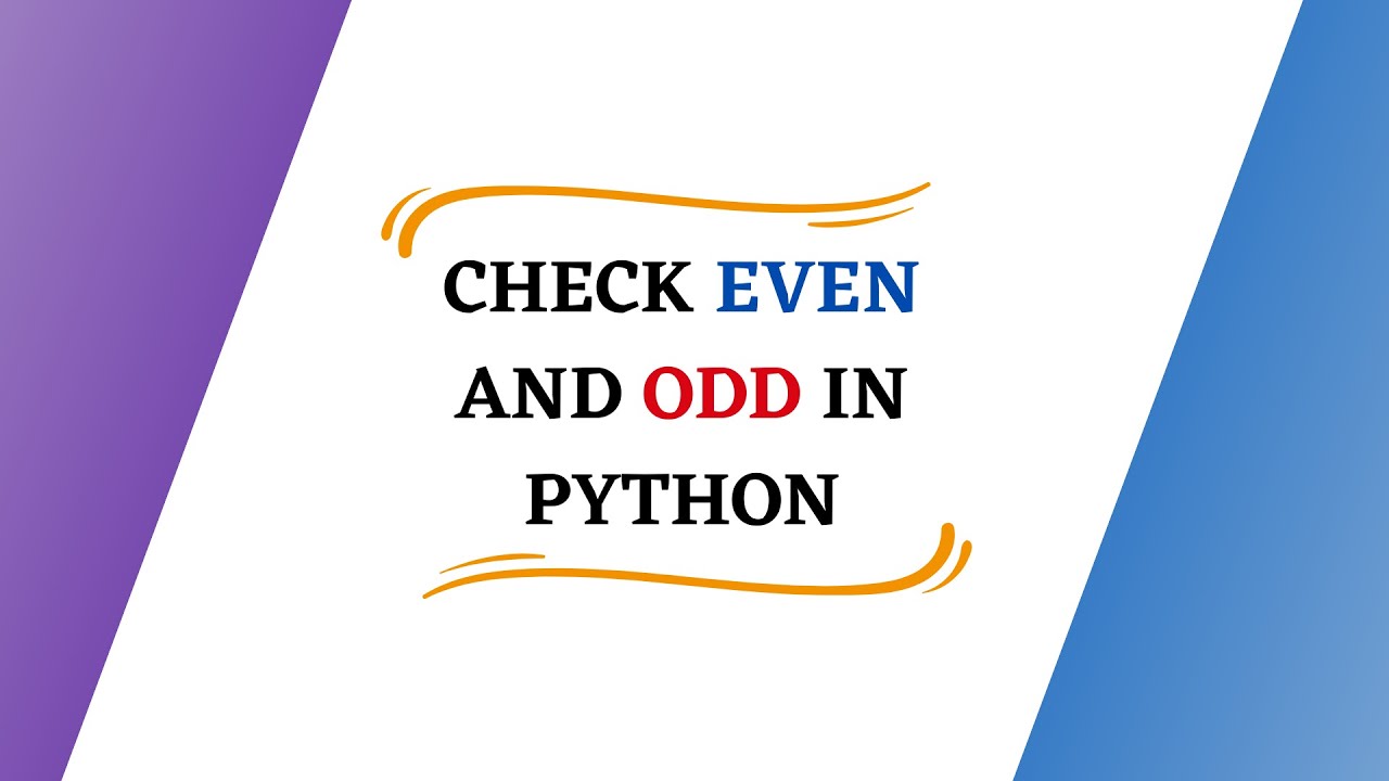 Python Program that Check even and odd using modulus and bitwise operators