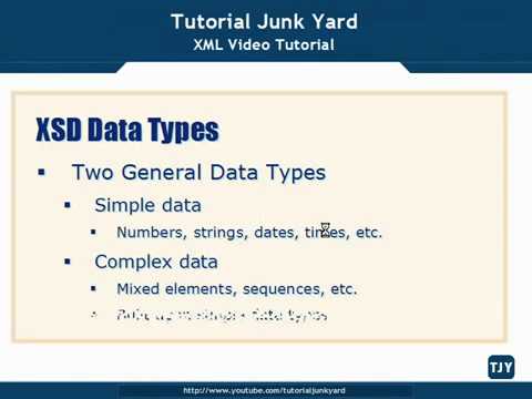 XML Tutorial 32 XSD Schema DataTypes