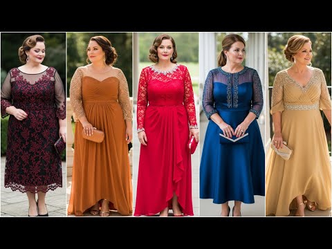 Designer Plus Size Mother of the Groom Dresses - Plus Size Mother of the Bride Outfits for Over 50s