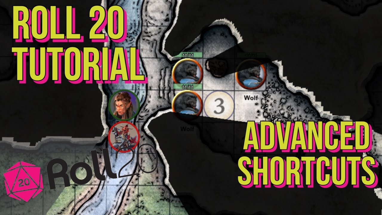 Roll20 Tutorial: Advanced Shortcuts