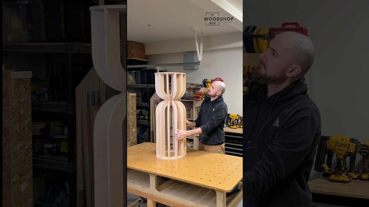 Event decoration Ribbed Cake stand #woodworking #diy #event #decoration