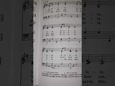 Hymnals: Do you remember "Alleluia!" 🎶 🎵 #hymns