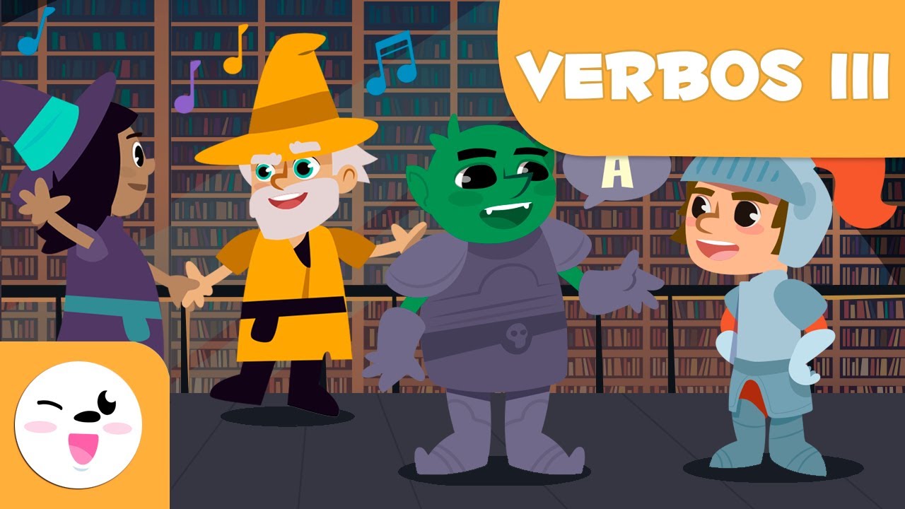 Los VERBOS para niños - Cocinar, estudiar, bailar, mirar.. -  Episodio 3