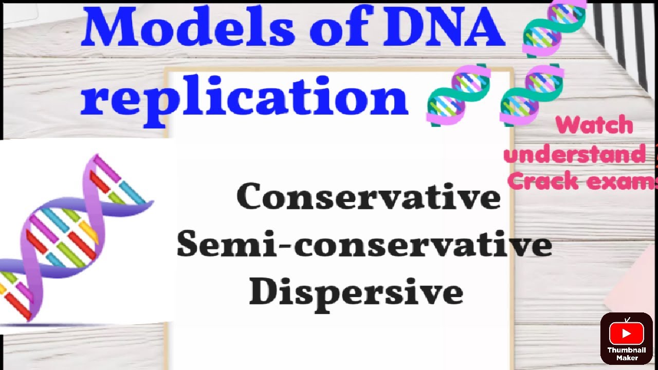 Understanding the Three Models of DNA Replication: Conservative, Semi ...