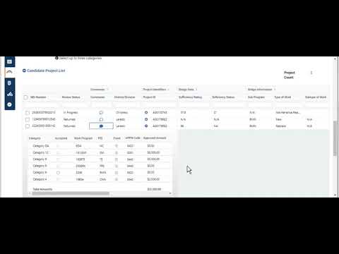 TxDOTCONNECT Demo Unified Transportation Program Category Programs