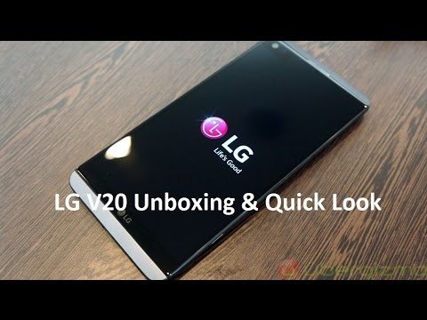 LG V20 Unboxing & Quick Look!