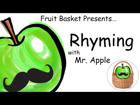 RHYMING! | MR. APPLE'S ENGLISH | FRUIT BASKET