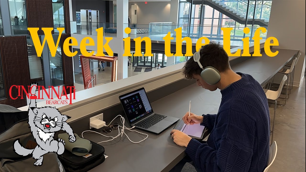 a productive week at college | university of cincinnati (fall 2023)