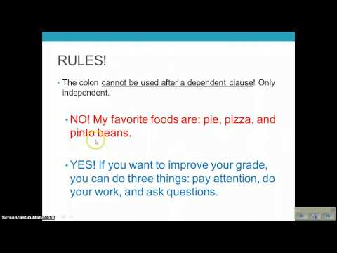 Colon Rules