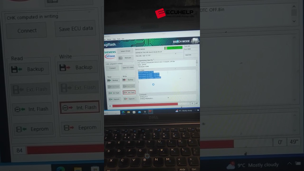 TagFlash Read Write VW Crafter edc17c64 bench mode. #ecutuning #ecuprogrammer #ecutool
