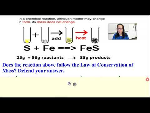 Unit 1: Law of Conservation of Mass and Energy