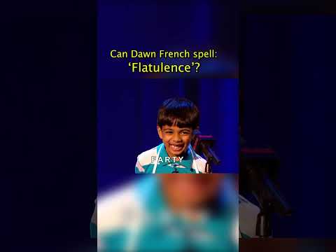 Can Dawn French spell:‘Flatulence’? #talentshow #littlebigshots