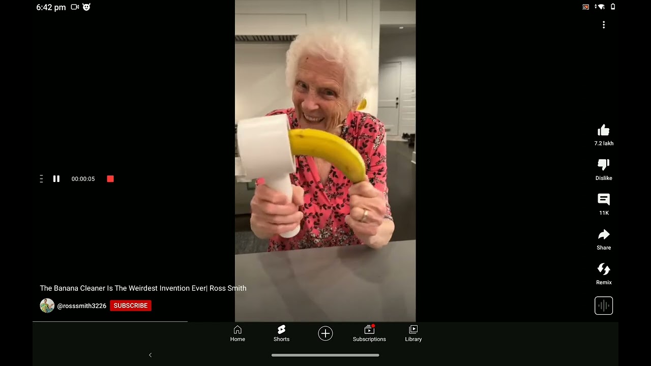 the banana cleaner but which banana 🍌
