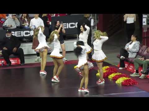 The USC Song Girls Performed again during another time out of the Women's Volleyball Match vs. UCLA