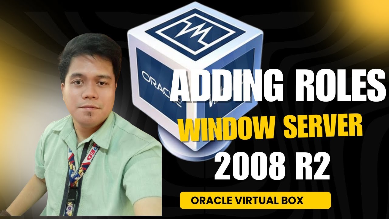 Adding Roles in the Window Server 2008 R2.