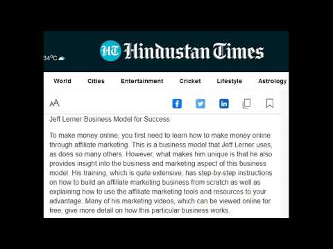 Jeff Lerner Reviews: Financial Freedom in 6 Steps - Hindustan Times