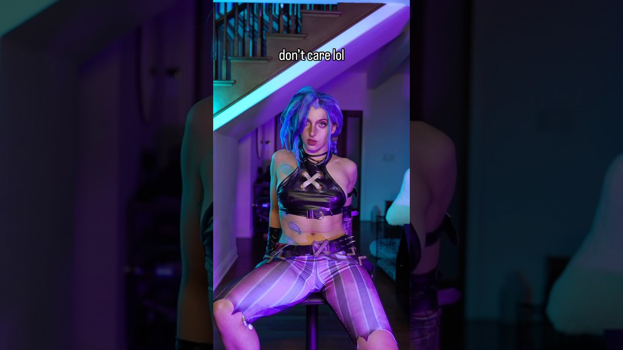 “You don’t suit this cosplay” my honest reaction: #arcane #jinx #jinxcosplay