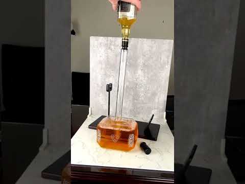 Guess how many bottles of whiskey fit in our new Thor decanter #thor #thordecanter #whiskeydecanter