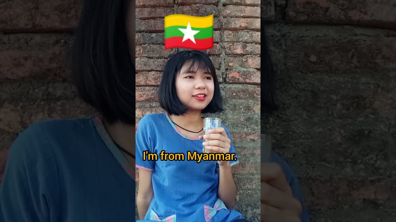 She can speak Burmese?‼️😮😮