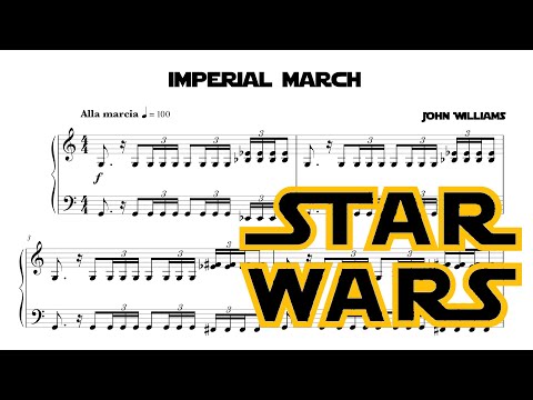 Imperial March for piano - Star Wars The Empire Strikes Back