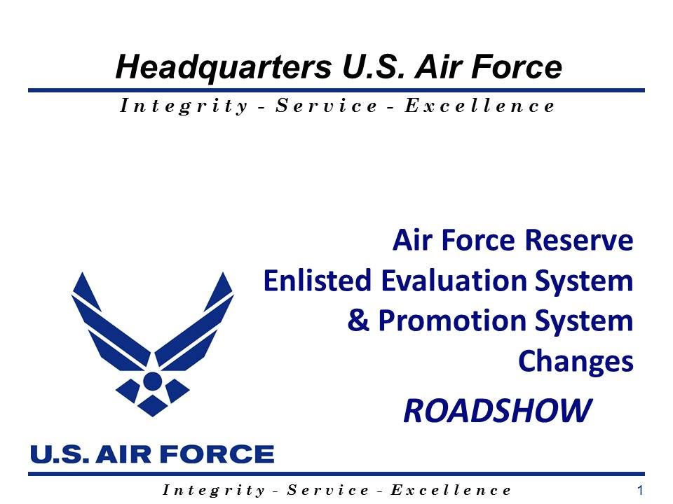 Enlisted Evaluation System Briefing