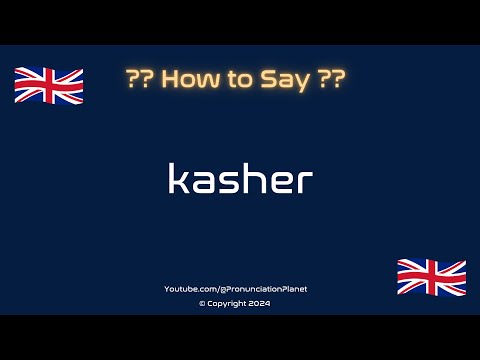 How to Pronounce Kasher? (CORRECTLY) | Pronunciation Planet