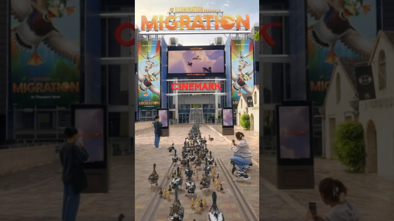 Migration complete ✅ #MigrationMovie is now playing only in theaters!