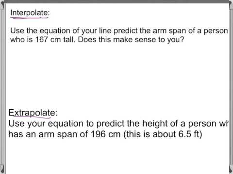 Interpolate and Extrapolate