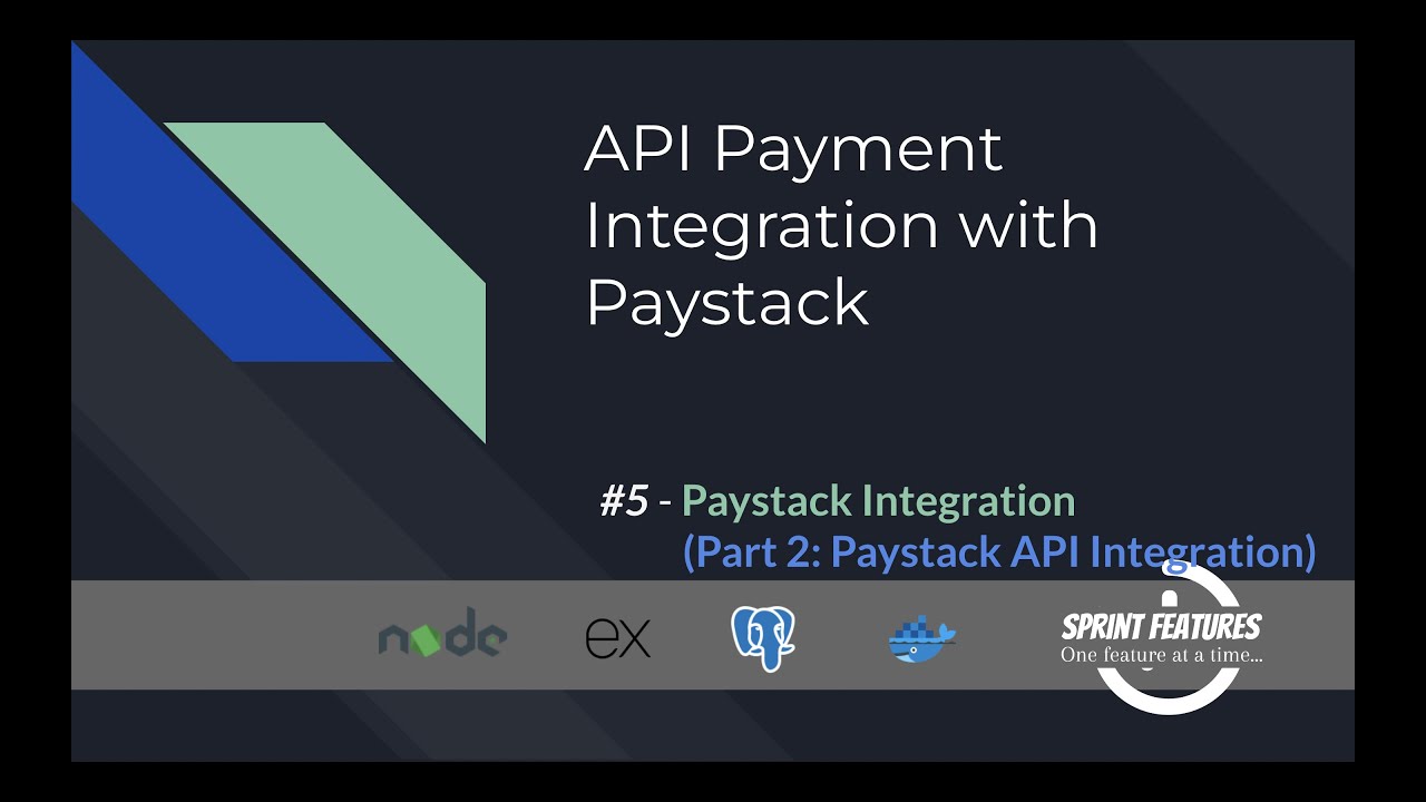 #5   Paystack integration (Part 2 Paystack Api Integration)