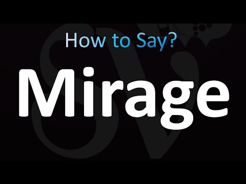 How to Pronounce Mirage (French)