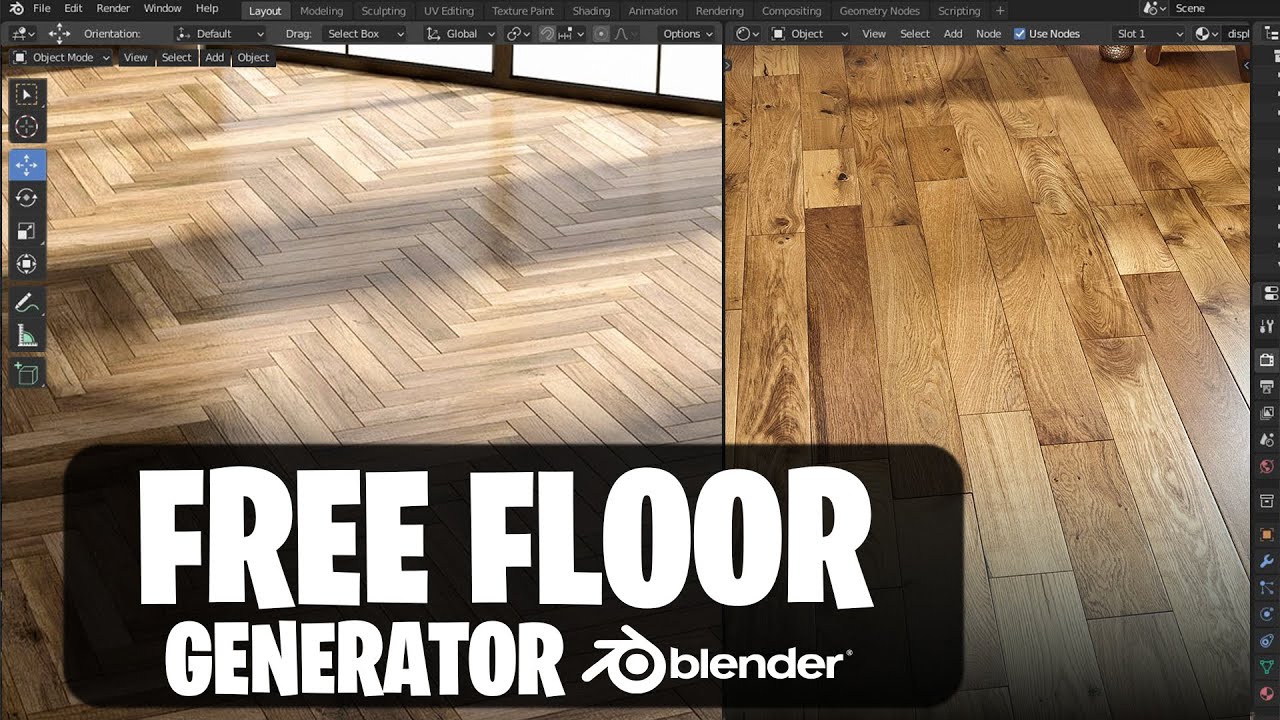 Best FREE Floor Generator in Blender!