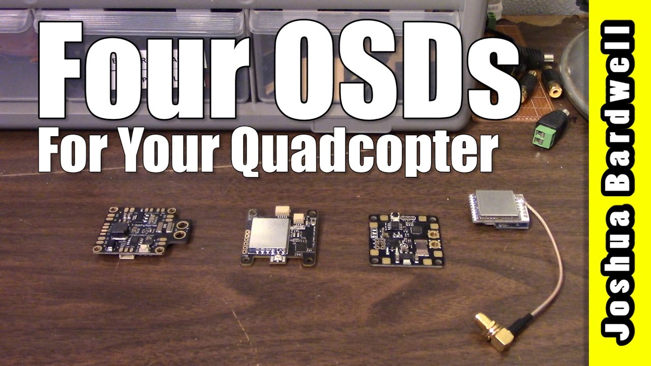 OSD SHOWCASE | Four Interesting Ways To Put an OSD On Your Quadcopter