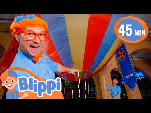 Hot Air Balloon SCIENCE?!๐ | Blippi & Meekah Challenges and Games for Kids