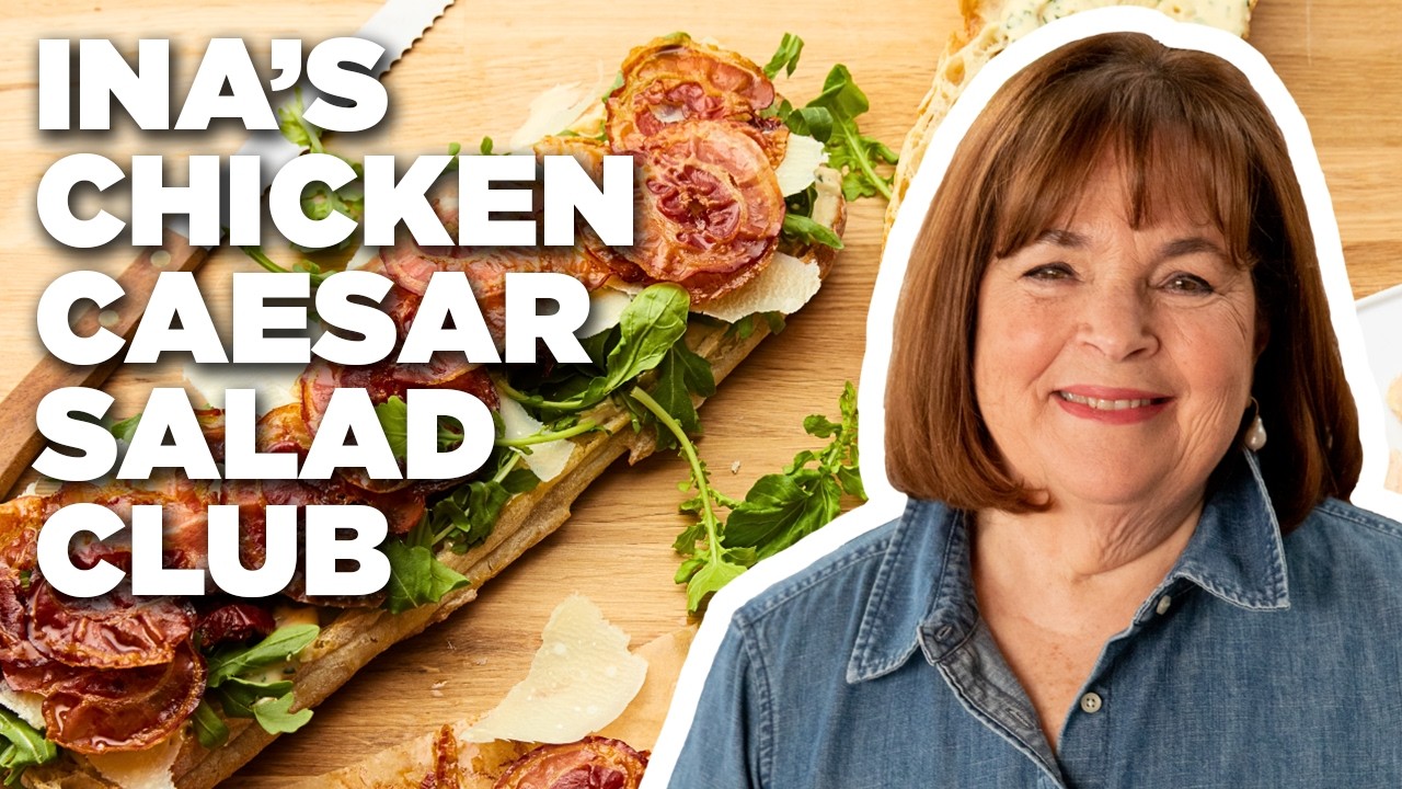 Ina Garten's Chicken Caesar Club Sandwich 🥪 | Barefoot Contessa | Food Network