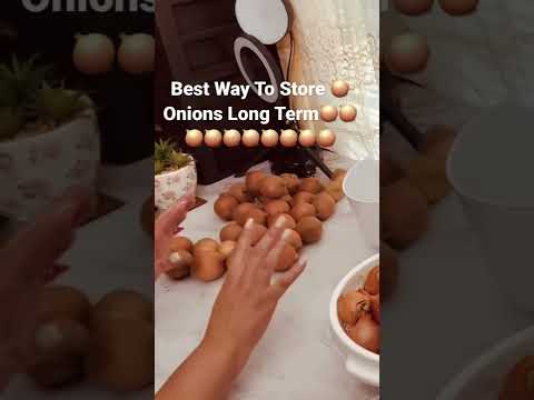 Best Way To Store Onions Long Term‼️‼️🧅🧅🧅🧅🧅🧅🧅#shorts #savemoneyonfood #foodbankhaul