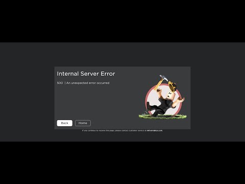 Roblox error code 500 (Internal Server Error) bypassing and/or fixing.
