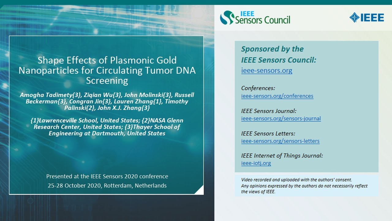 Shape Effects of Plasmonic Gold Nanoparticles for Circulating Tumor DNA Screening