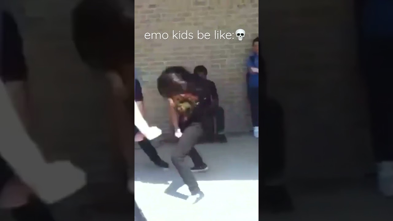 The Emo Kids Fighting At School Be Like💀:   #emo #fypシ #subscribe