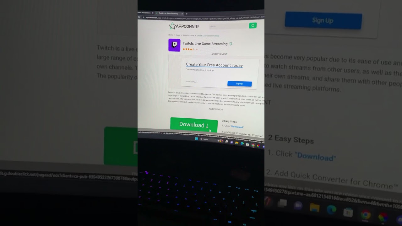 I wonder how to download twitch ￼