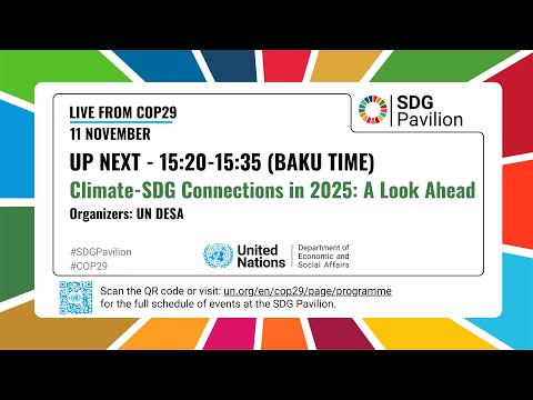 Climate-SDG Connections in 2025: A look ahead