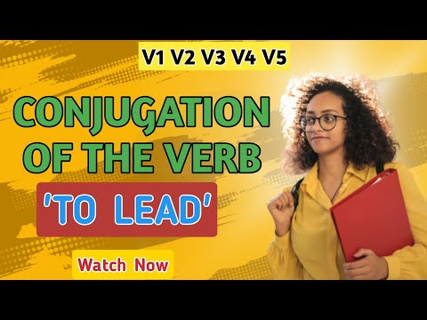 Conjugation English Verb to Lead | V1 V2 V3 V4 V5 Form of Lead