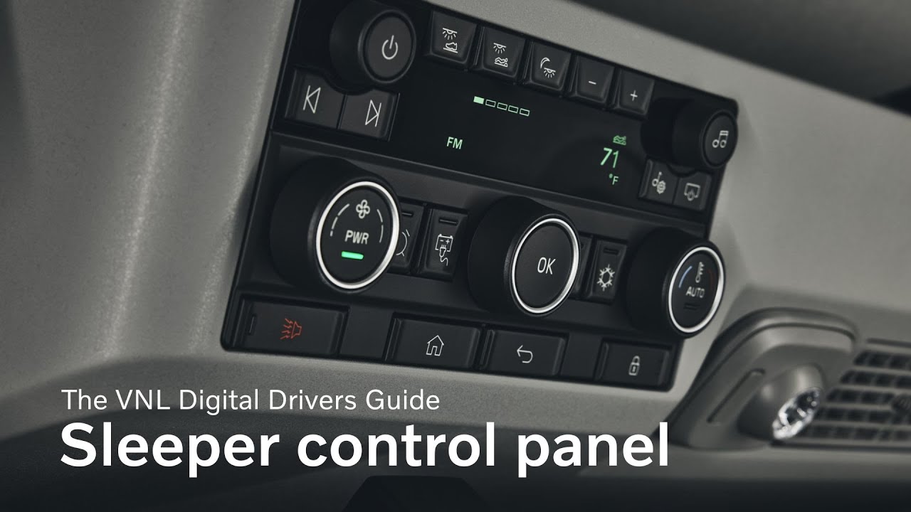 Volvo Trucks — VNL Sleeper Control Panel