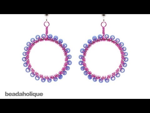 How to Wire Wrap Beads onto a Form