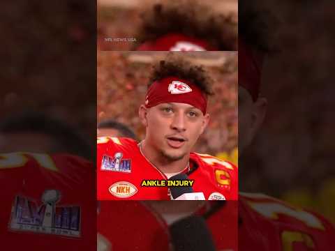 PATRICK MAHOMES INJURY UPDATE SHOCKS NFL FANS!😱#usa #kansascitychiefs #nfl#ytshorts #patrickmahomes