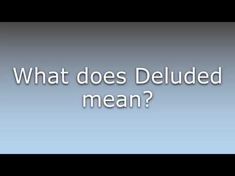 What does Deluded mean?