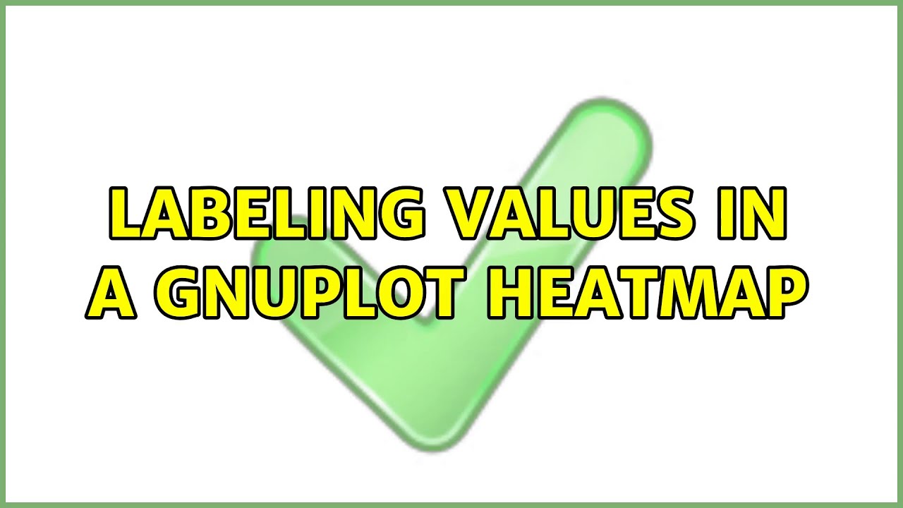 Labeling values in a GNUplot heatmap