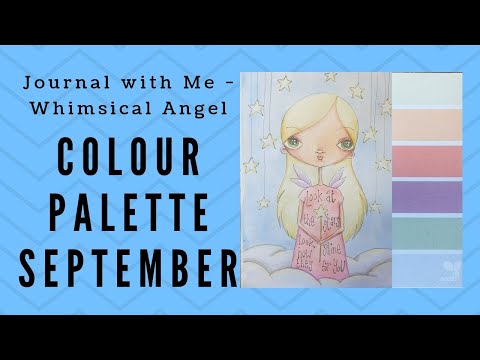 Journal With Me - Whimsical Angel, September Colour Palette