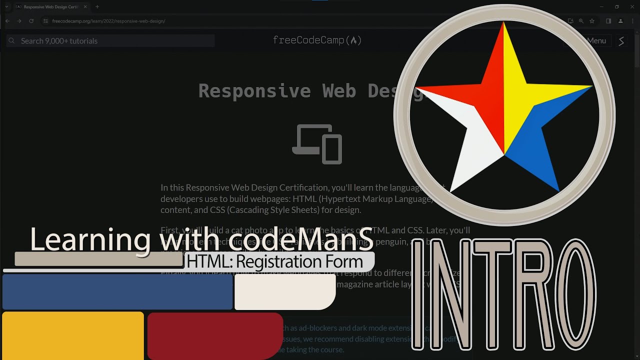 Learn HTML Forms by Building a Registration Form - Introduction