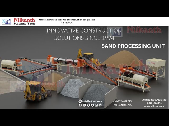 Sand Processing Unit - Sand Processing Plant Manufacturer from Ahmedabad