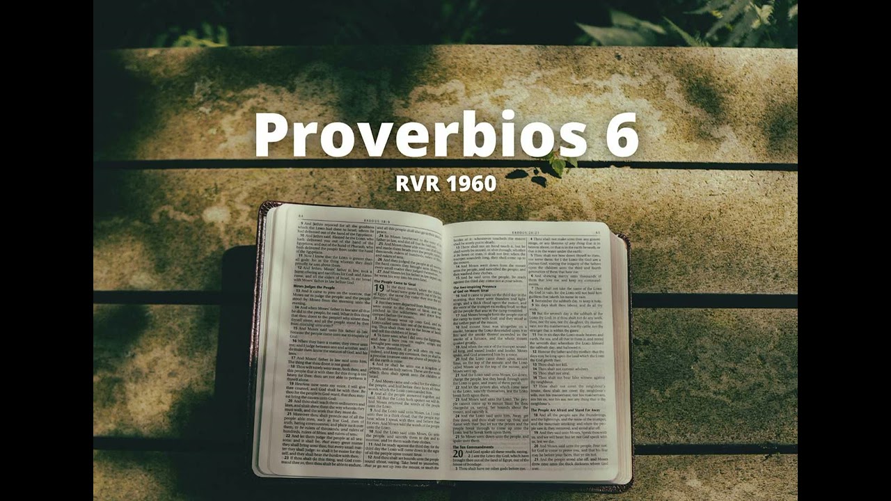 Proverbios 6 - Reina Valera 1960 (Biblia en audio)